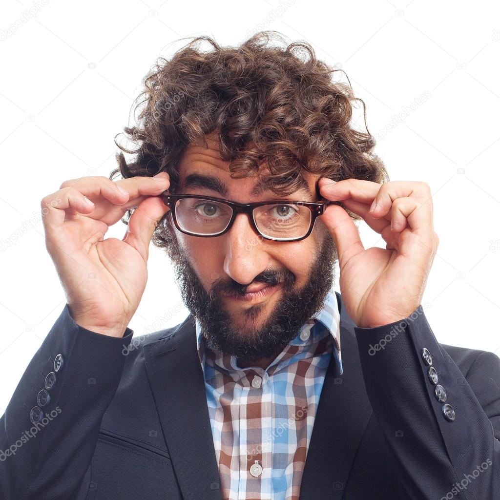 Young crazy man Stock Photo by ©kues 62171479