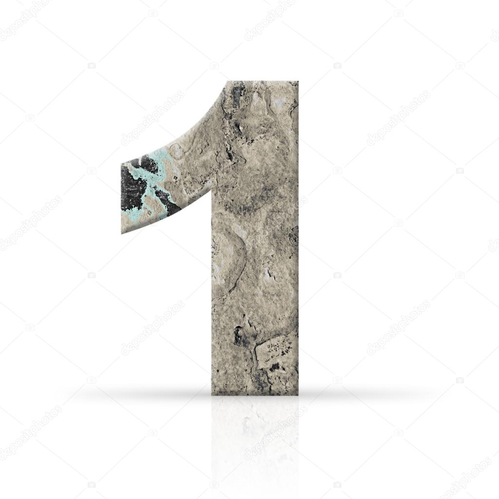 One number grunge wall texture Stock Photo by ©kues 62226985