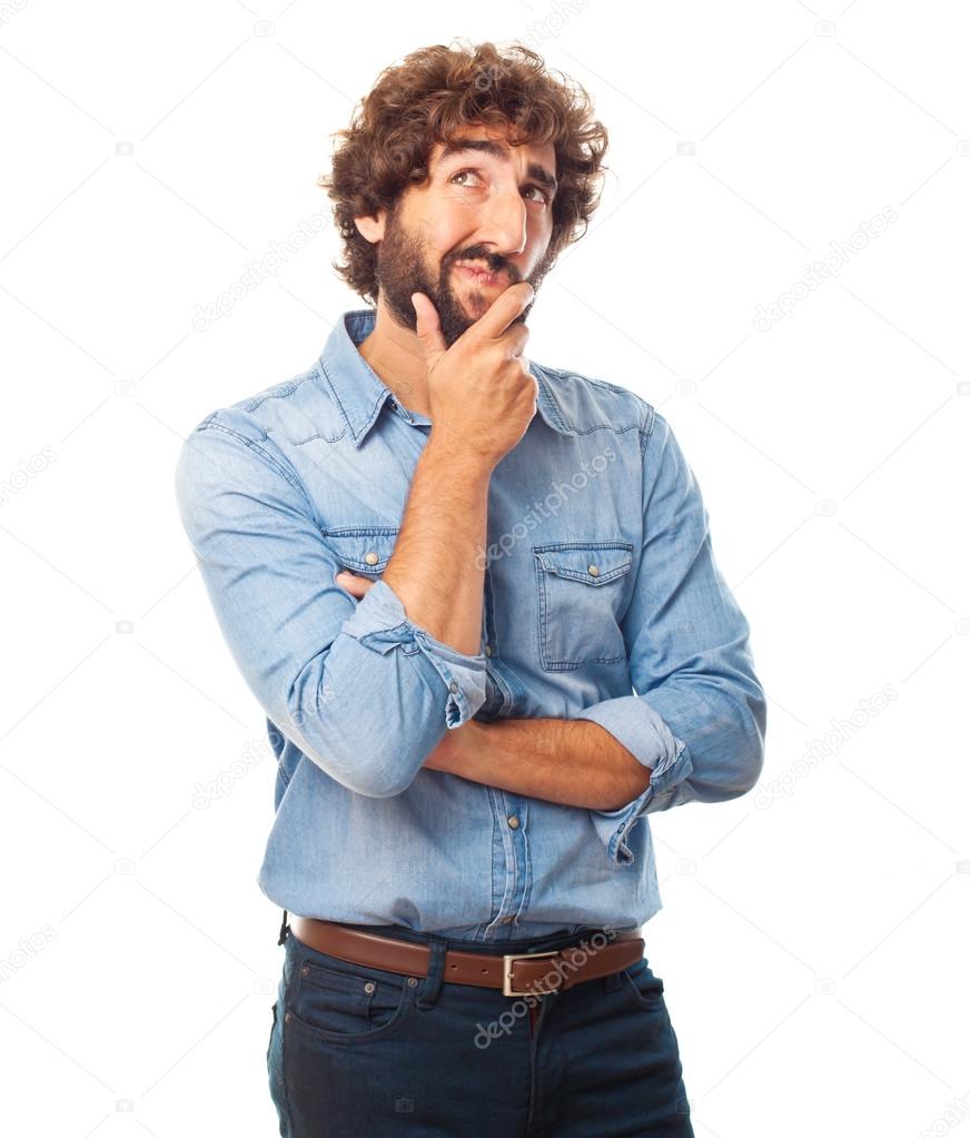 Young crazy man Stock Photo by ©kues 65263475