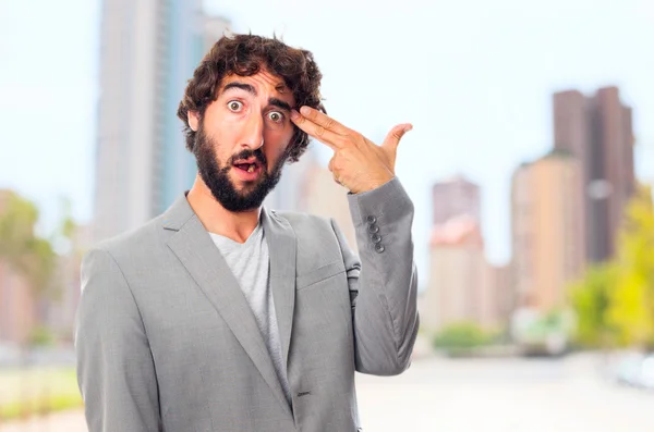 Young crazy man Stock Photo by ©kues 65269603