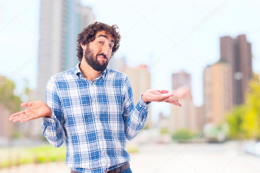 Young doubtful mad Stock Photo by ©kues 65687761