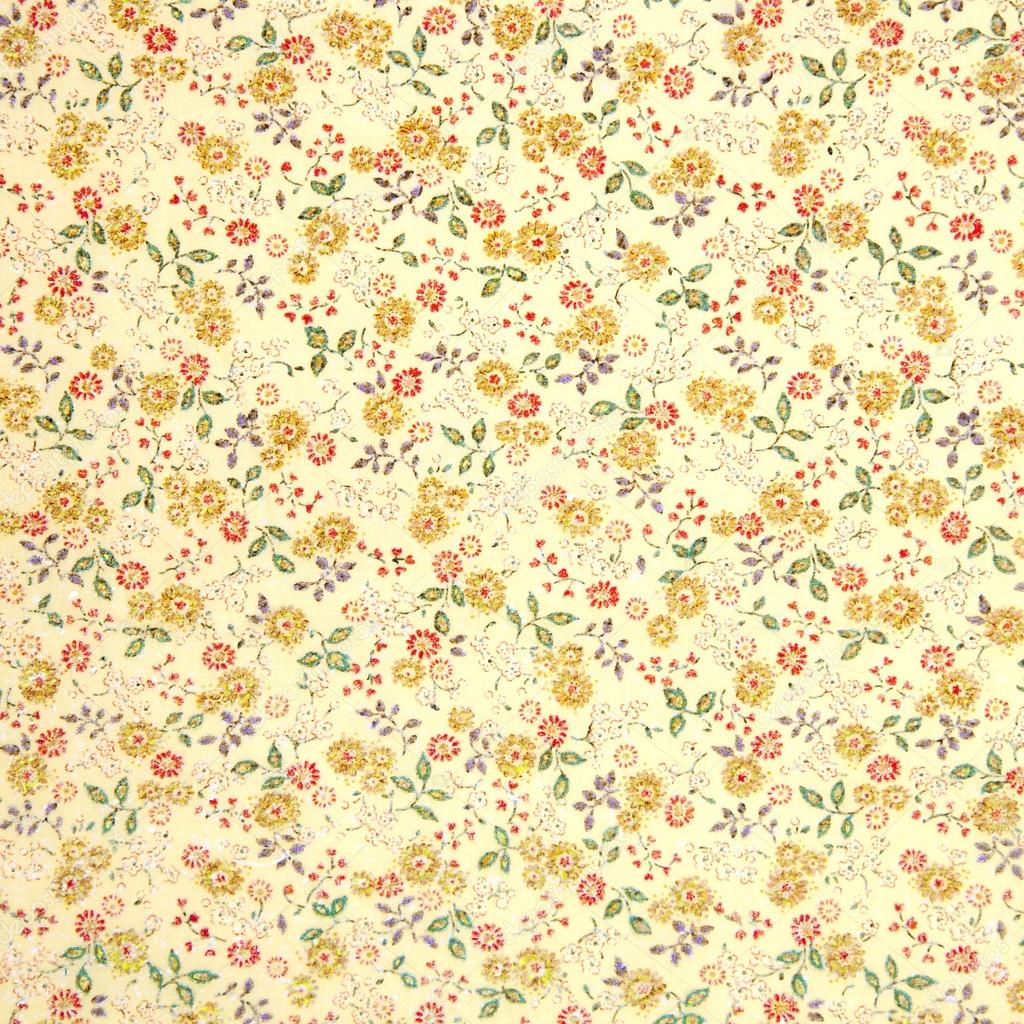 Vintage flower fabric texture — Stock Photo © kues #67605339