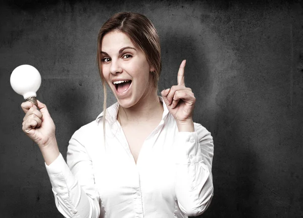 Blond woman having an idea Stock Photo by ©kues 71167835