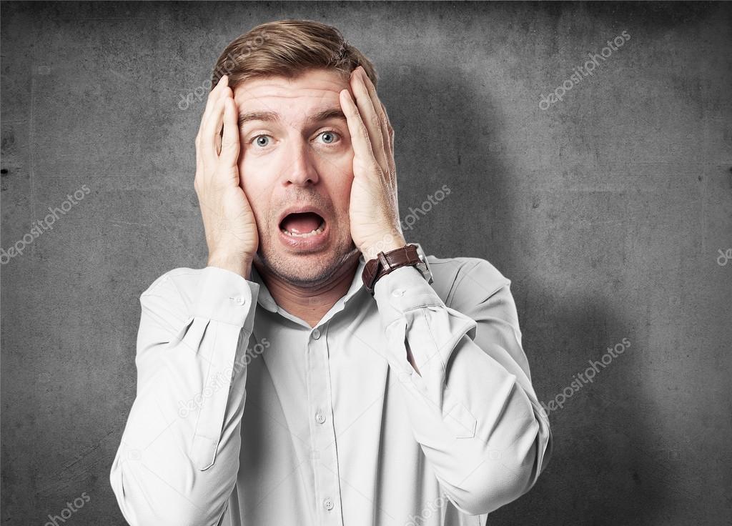 Shocked man — Stock Photo © kues #75057055