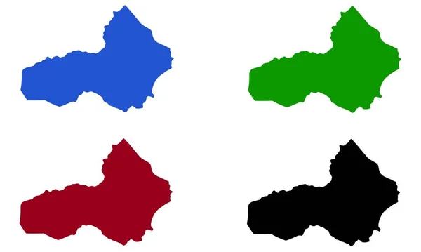 Guinea bissau political map Vector Art Stock Images | Depositphotos