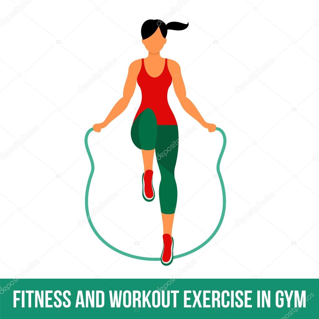 Aerobic icons. full color 15 Stock Vector Image by ©samorodinov #110137356