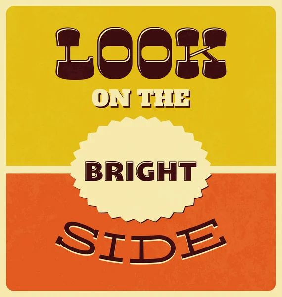 Retro Typographic Poster Design Motivational Inspirational Quote Stock ...