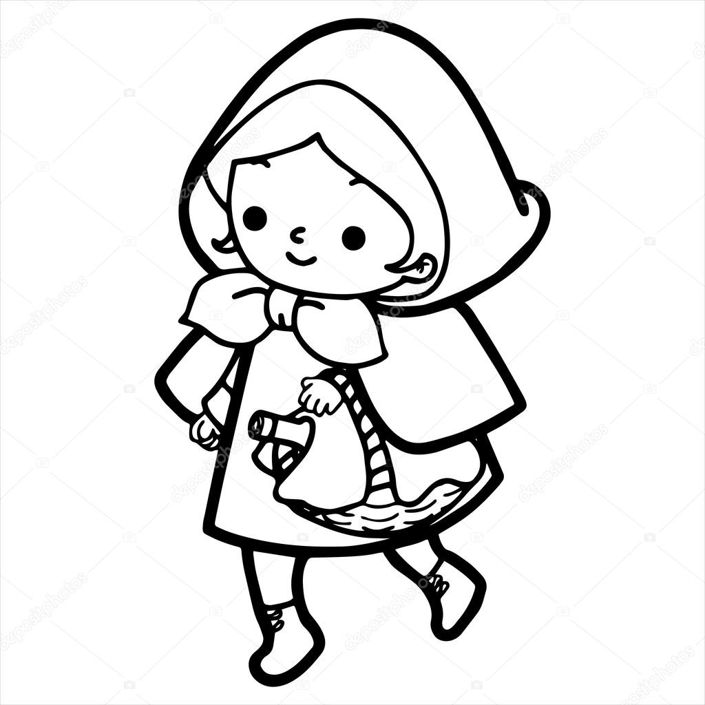 Fairy Tale Characters Clip Art Black And White