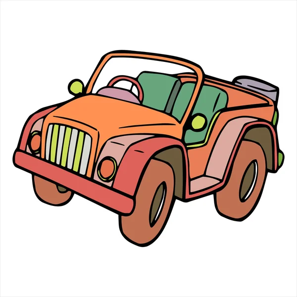 Mini Oto cartoon illustration isolated on white Stock Vector by ...