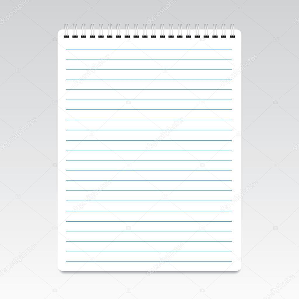 Fondo de papel de cuaderno Vector de stock por ©4zeva 61120331