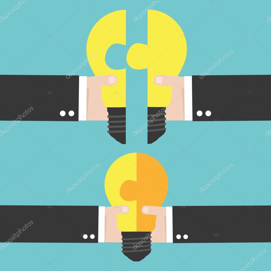 Linking together tha bulb Stock Vector by ©4zeva 62685137