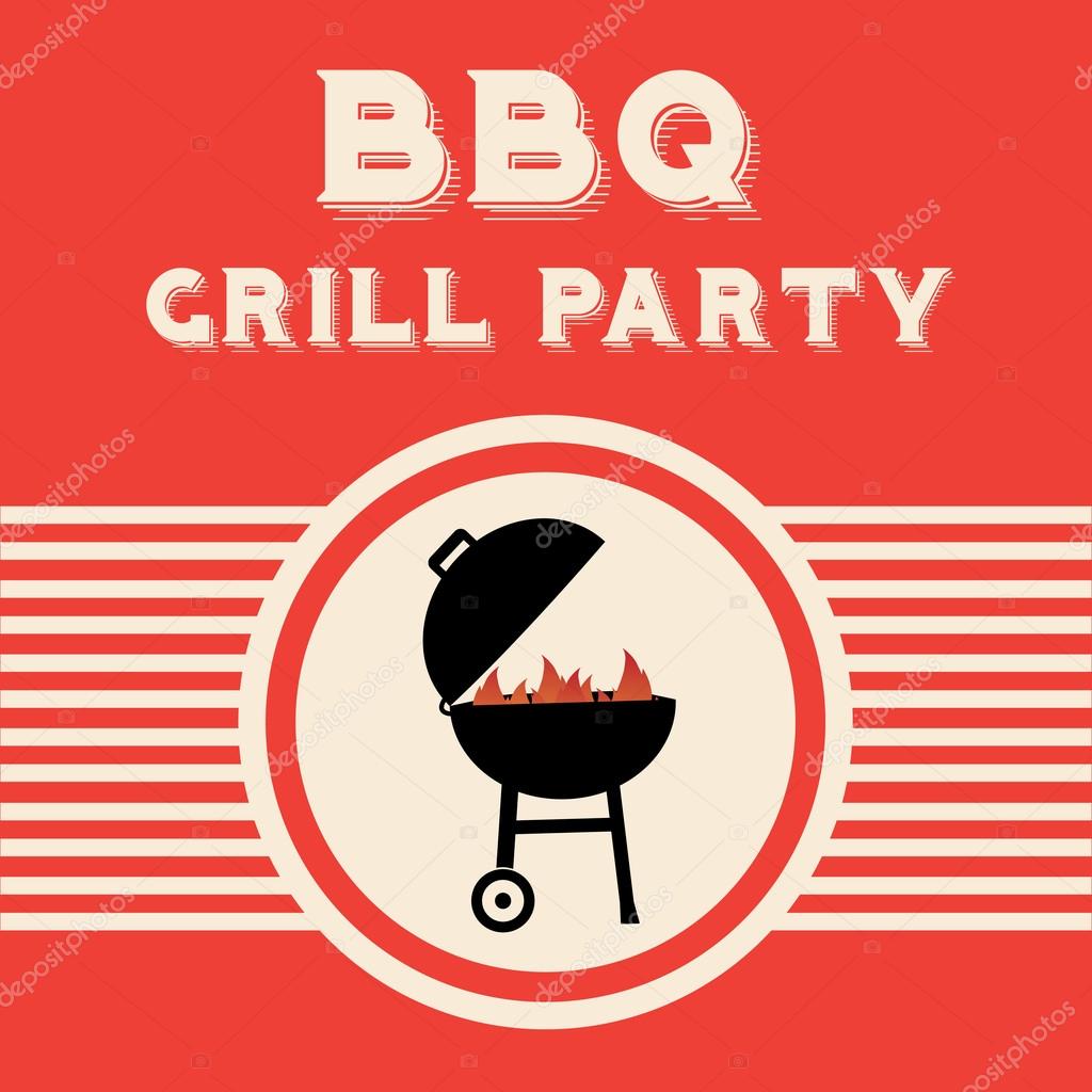 BBQ Grill Party Stock Vector by ©4zeva 75108685