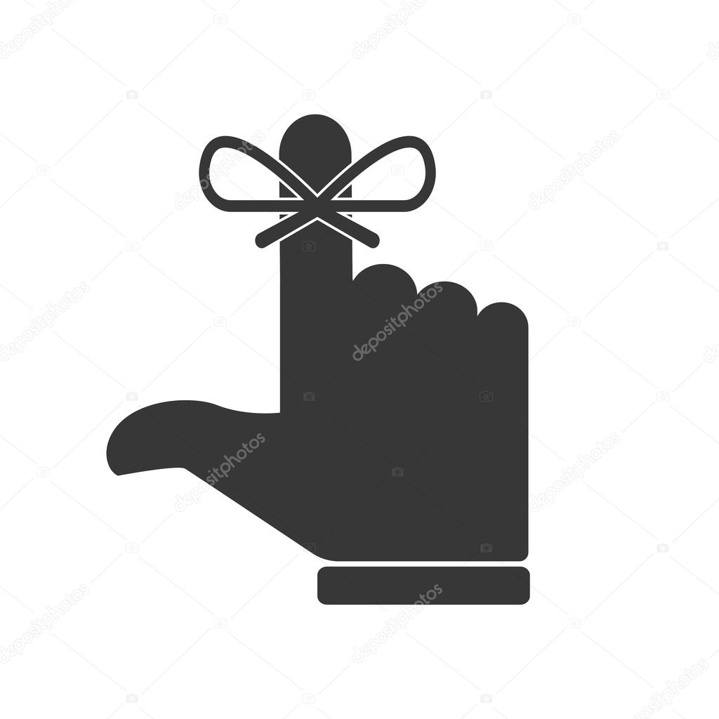 Reminder string on finger Stock Vector Image by ©4zeva #86843932