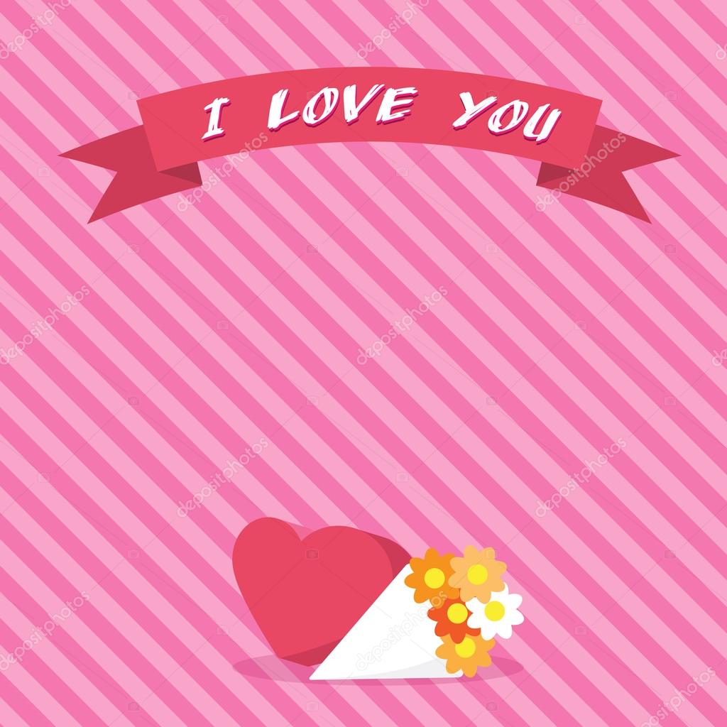 I Love You ribbon Stock Vector Image by ©4zeva #98893234