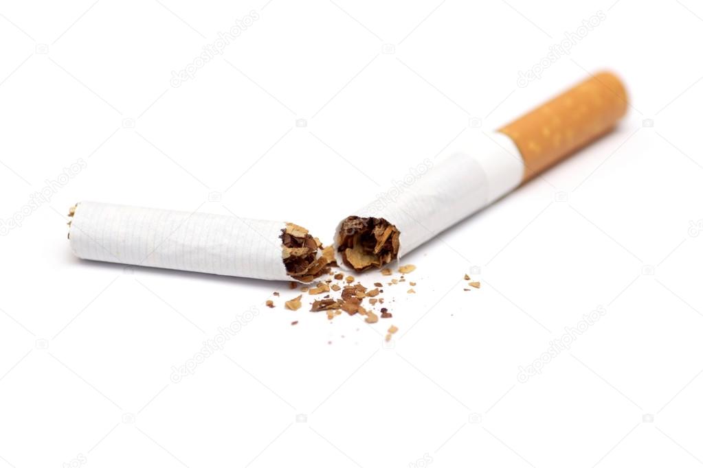 Broken cigarette — Stock Photo © Professor25 #65269985