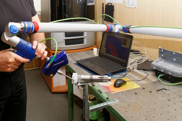 CNC Digitizing. Three Dimensional Scanner — Stock Photo © Mark_KA #70214473