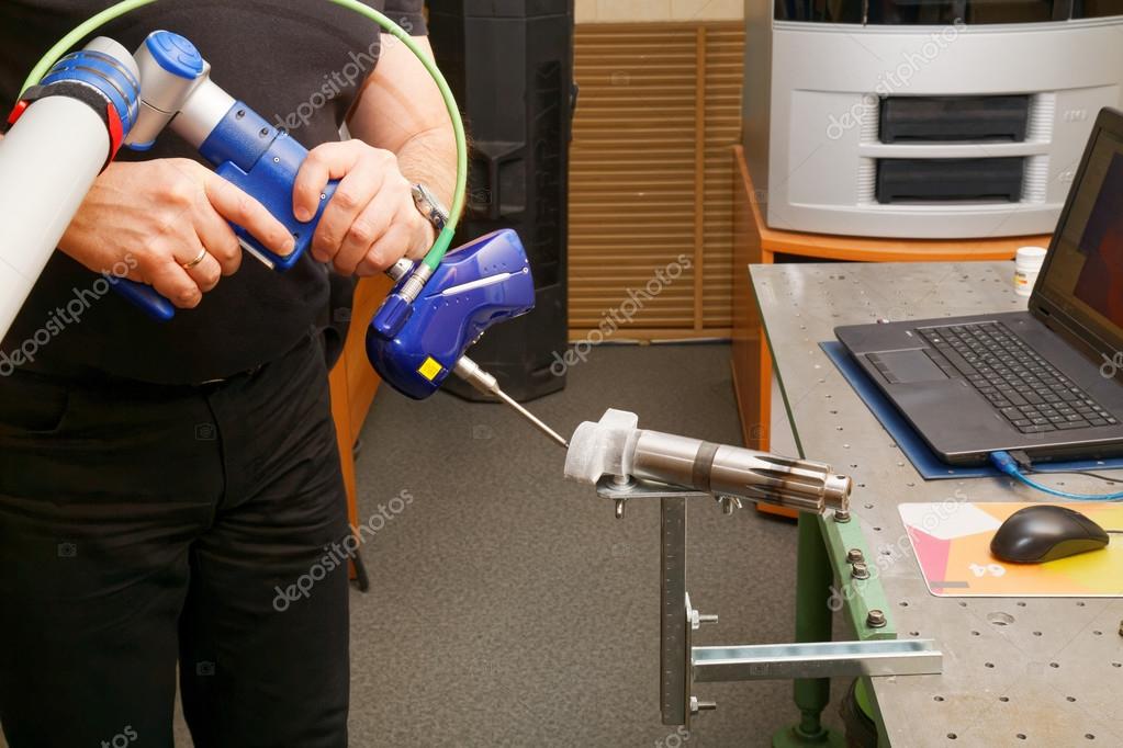 CNC Digitizing. Three Dimensional Scanner — Stock Photo © Mark_KA #70214473