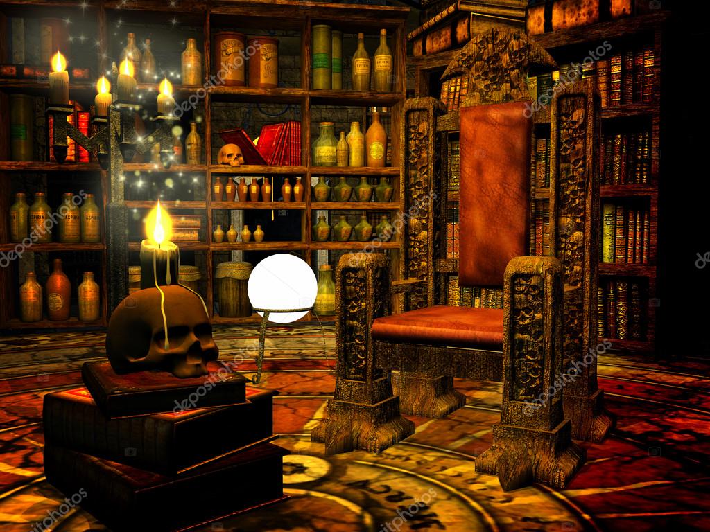Wizard's study Stock Photo by ©mentona 61588273