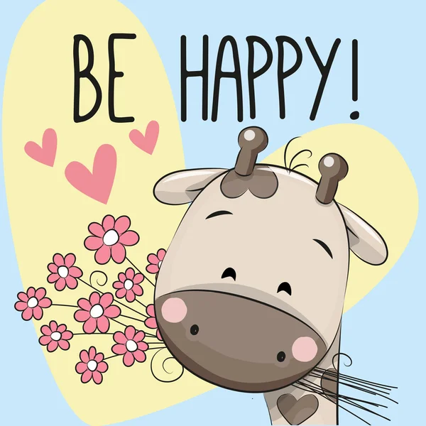 Be Happy Greeting card Stock Vector Image by ©Reginast777 #106955266