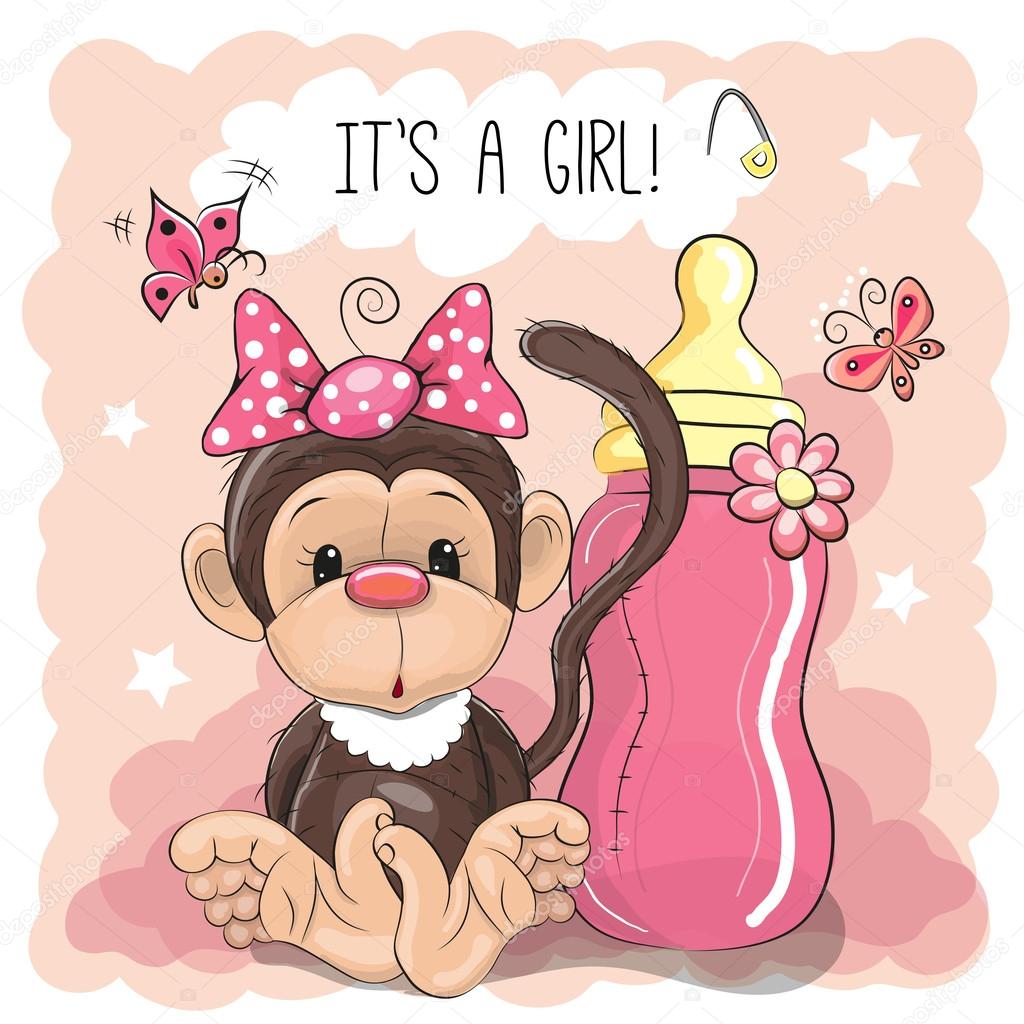 Cute Baby Girl Monkey