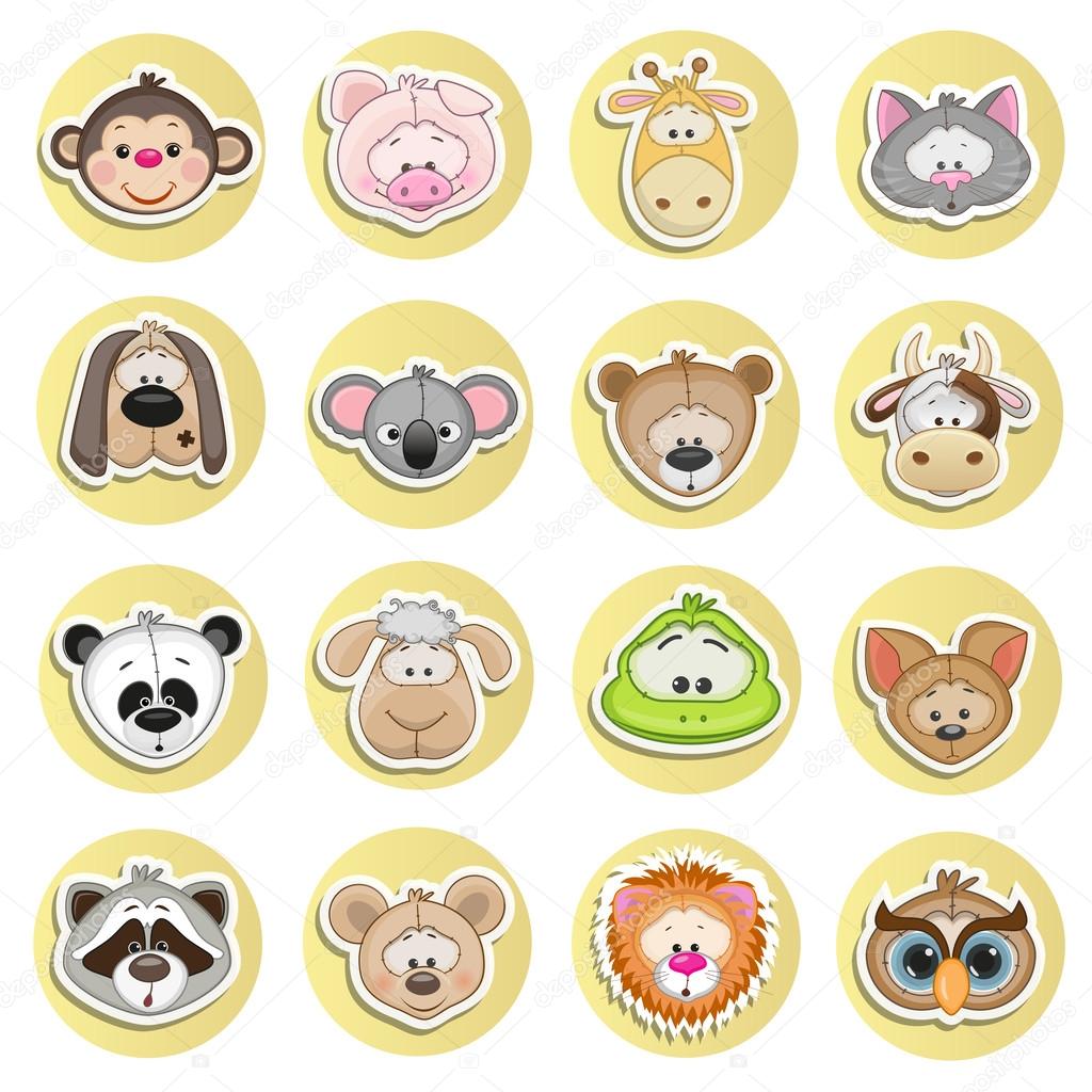 Set of different animals Stock Illustration by ©Reginast777 #62463705