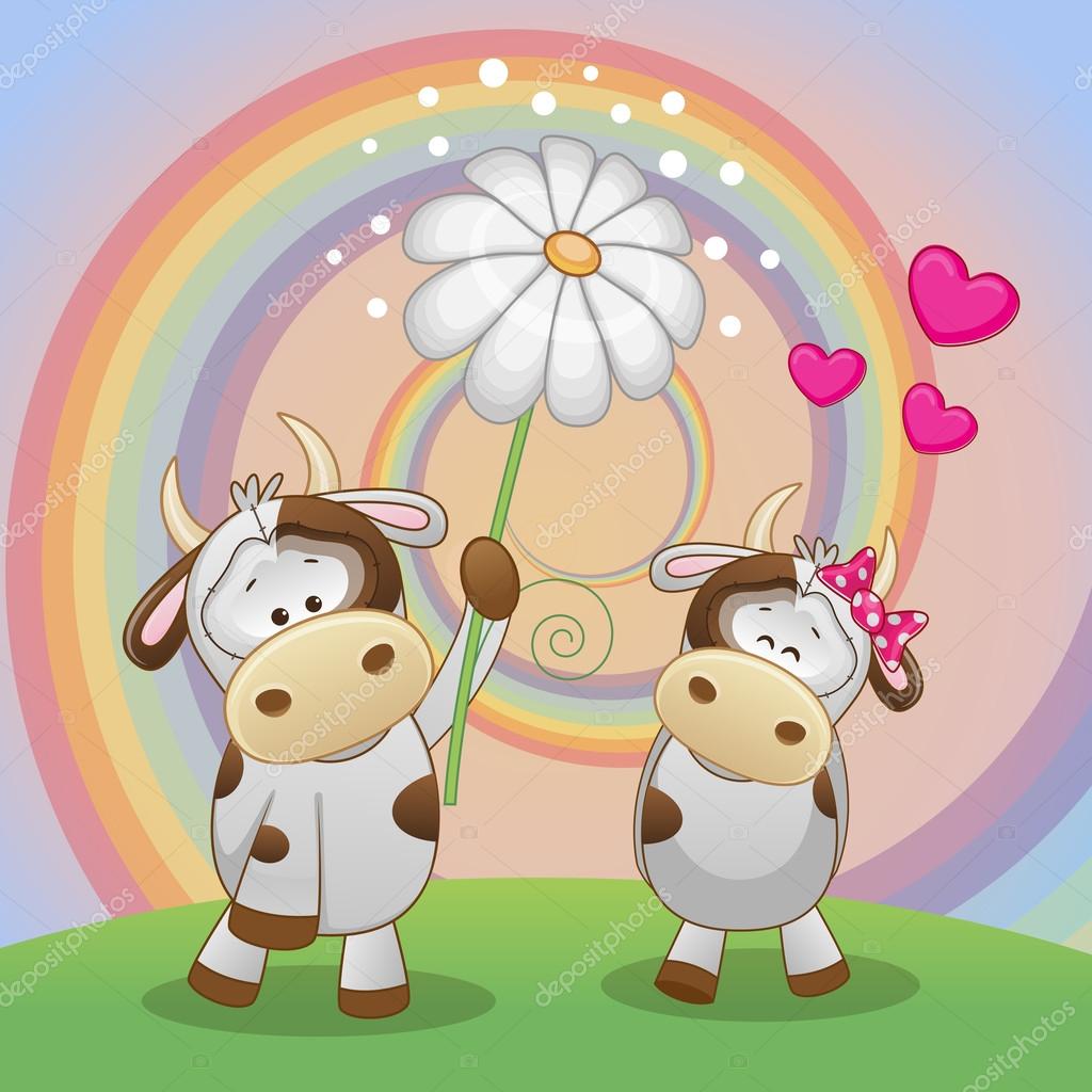 Two cute Cows Stock Vector Image by ©Reginast777 #63659057