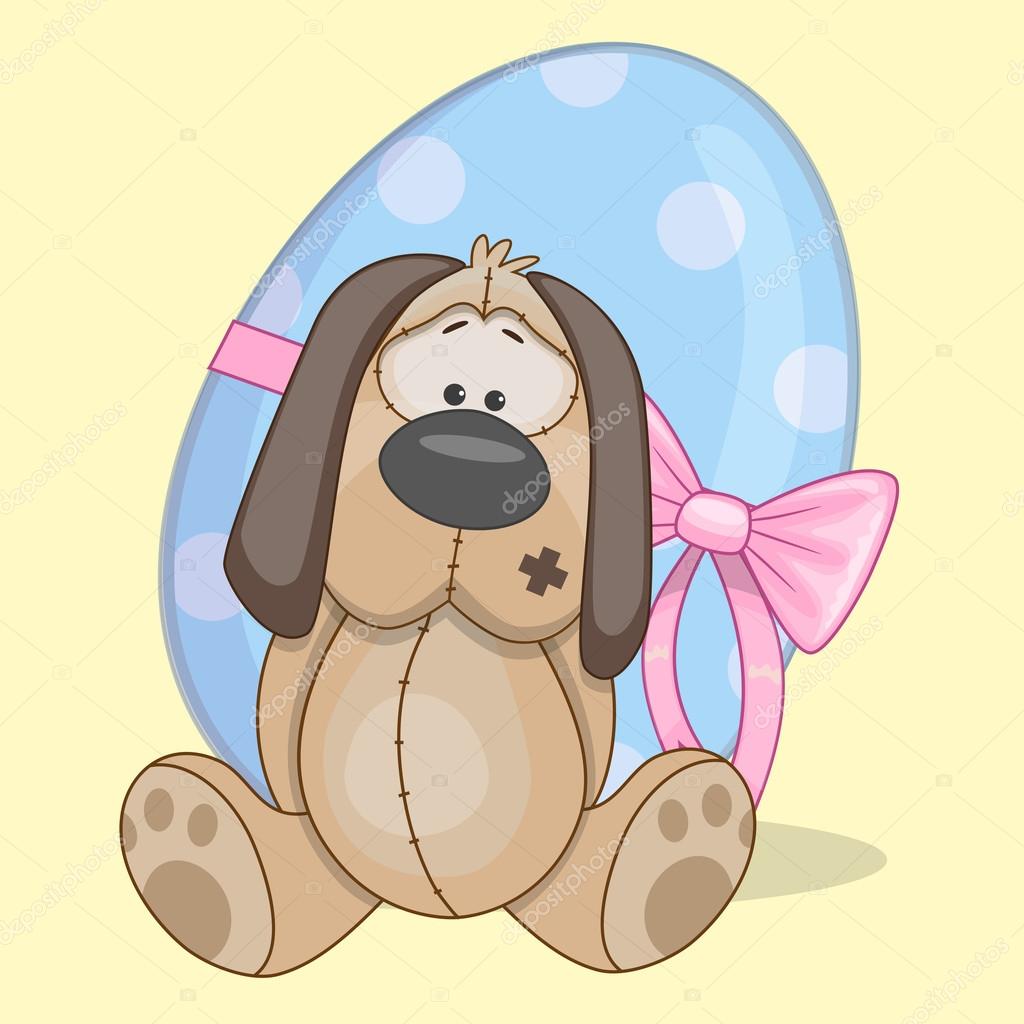 Dog with egg Stock Vector Image by ©Reginast777 #68565383