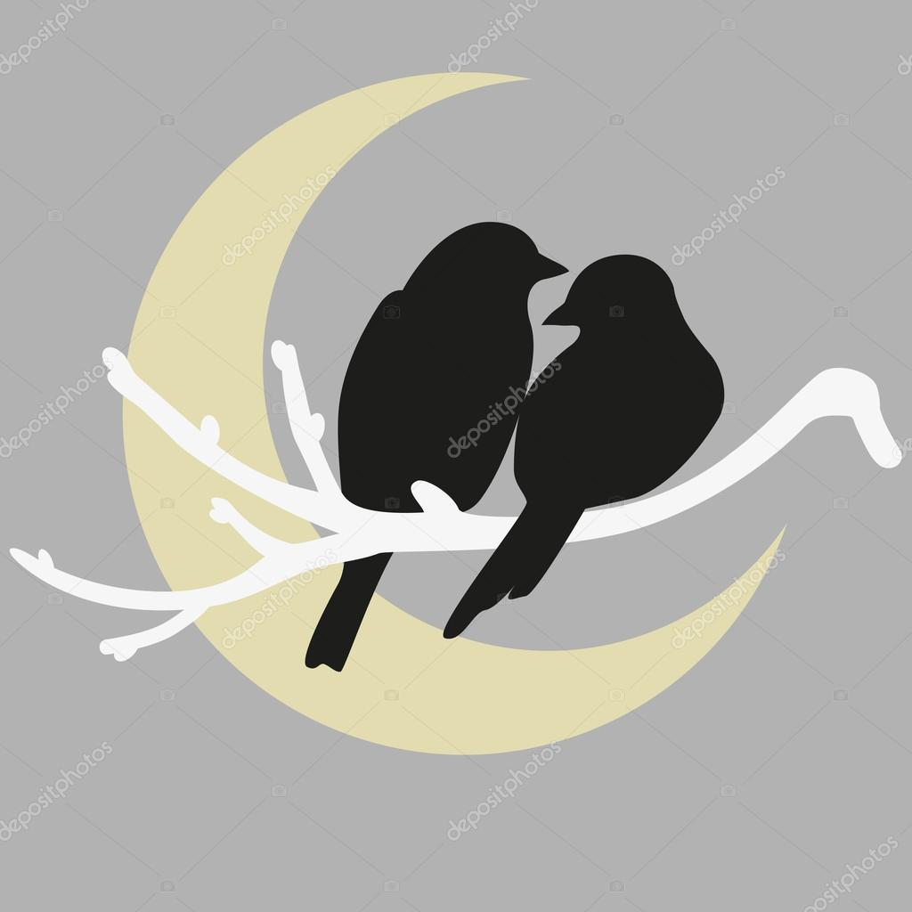 Two birds Stock Vector Image by ©Reginast777 #72539033