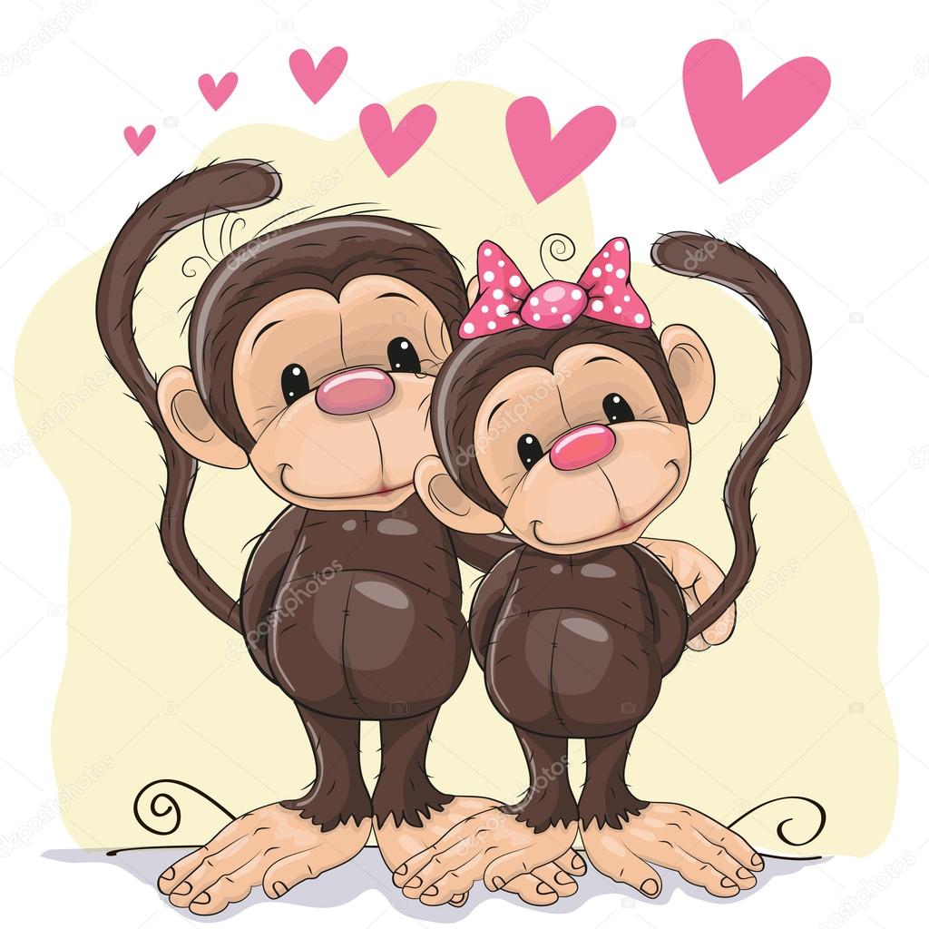Two Monkeys In Love