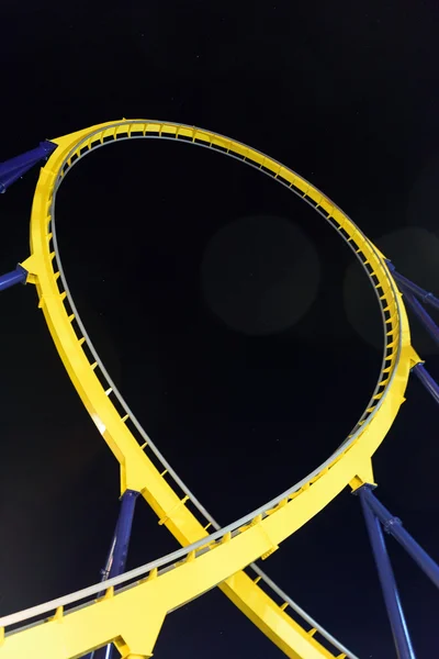Yellow roller coaster Stock Photos, Royalty Free Yellow roller coaster ...