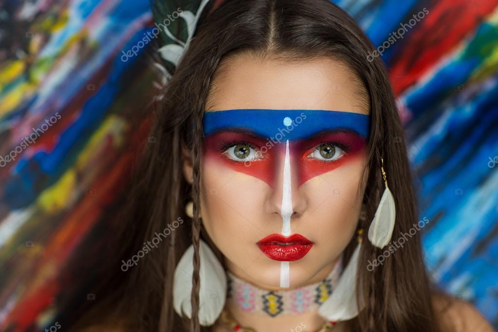 Native American Face Makeup