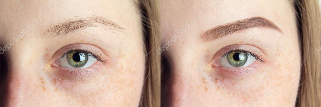 Two eye brows — Stock Photo © OlgaOsa #111129740