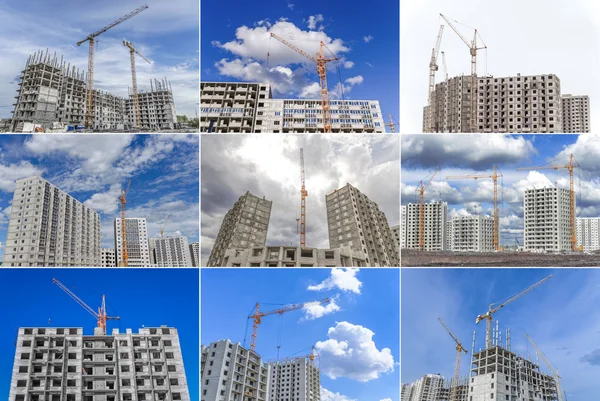 Construction site collage Stock Photos, Royalty Free Construction site ...