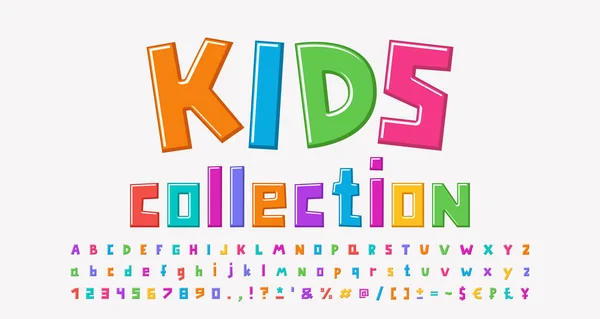 100,000 Kids font type Vector Images | Depositphotos