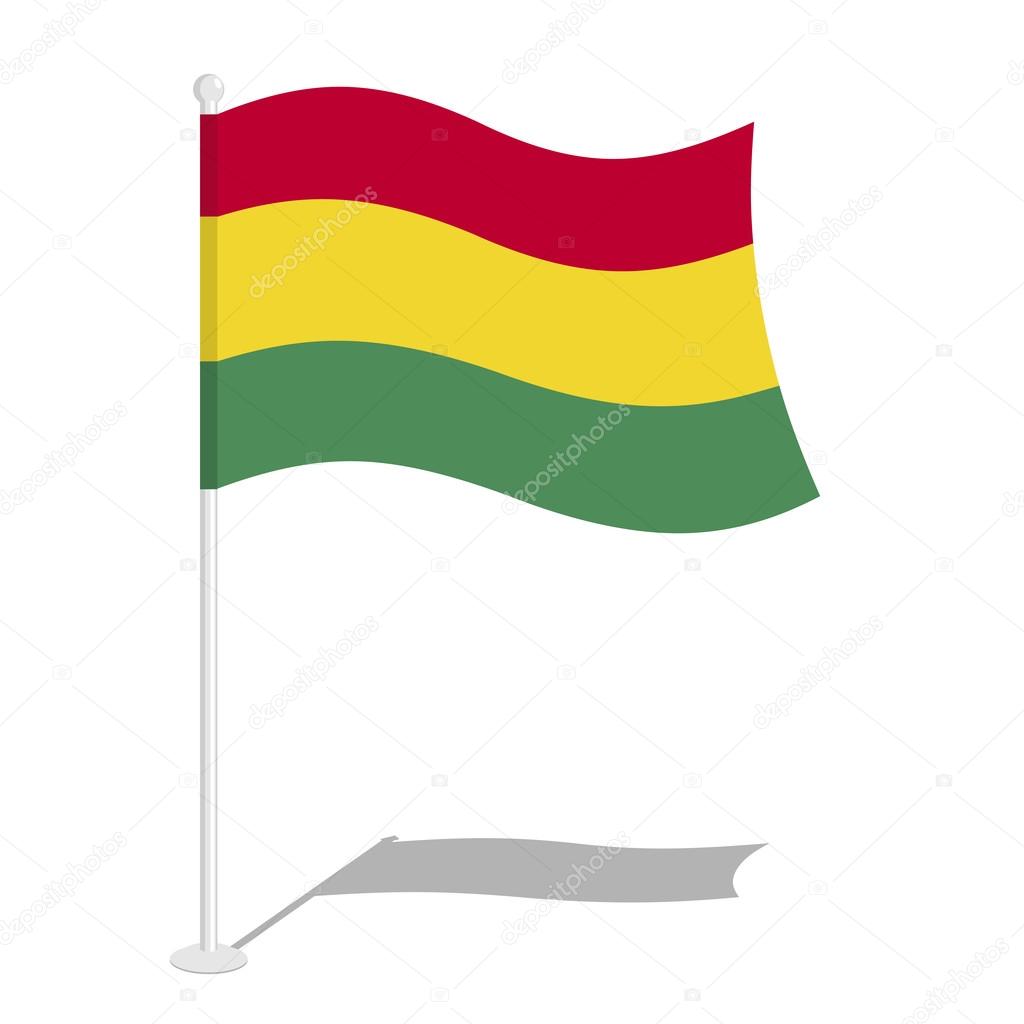 Bolivia Flag. Official national symbol of Bolivia rspubliki. Tra Stock Vector Image by ...