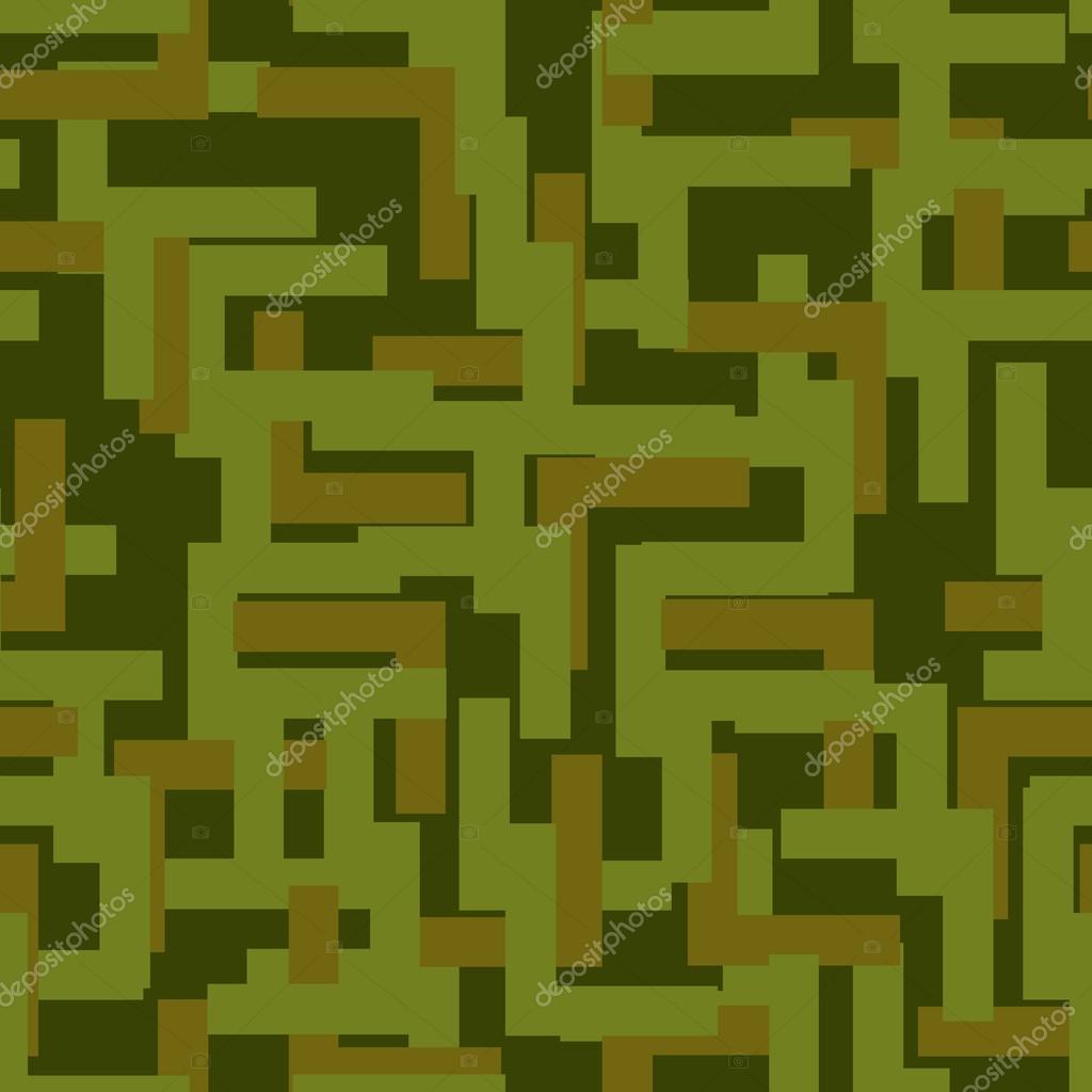 Military seamless pattern. Army abstract texture. camouflage orn Stock ...