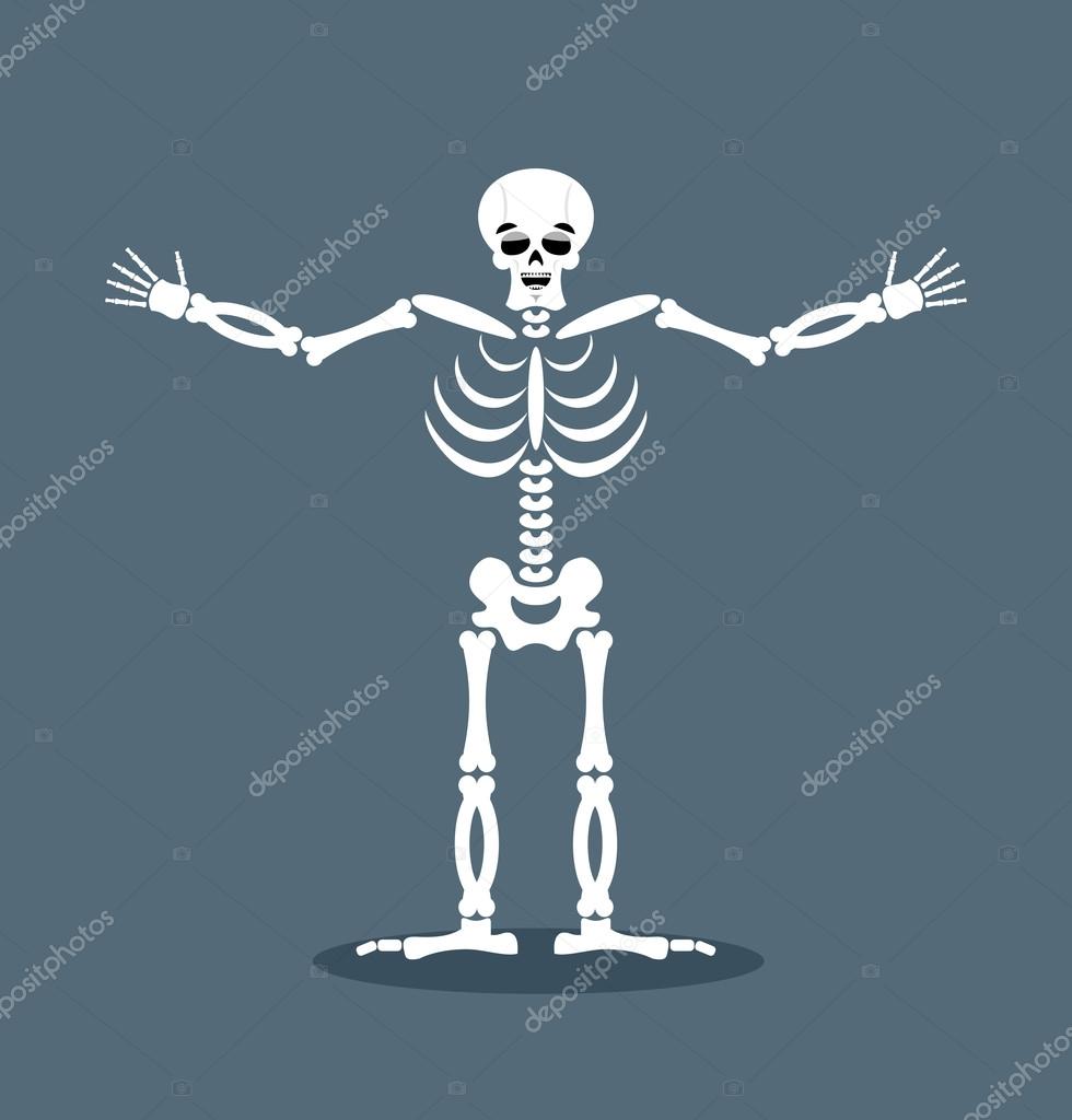 El esqueleto de Happyl extendió sus brazos en un abrazo. Buenos días. 2022