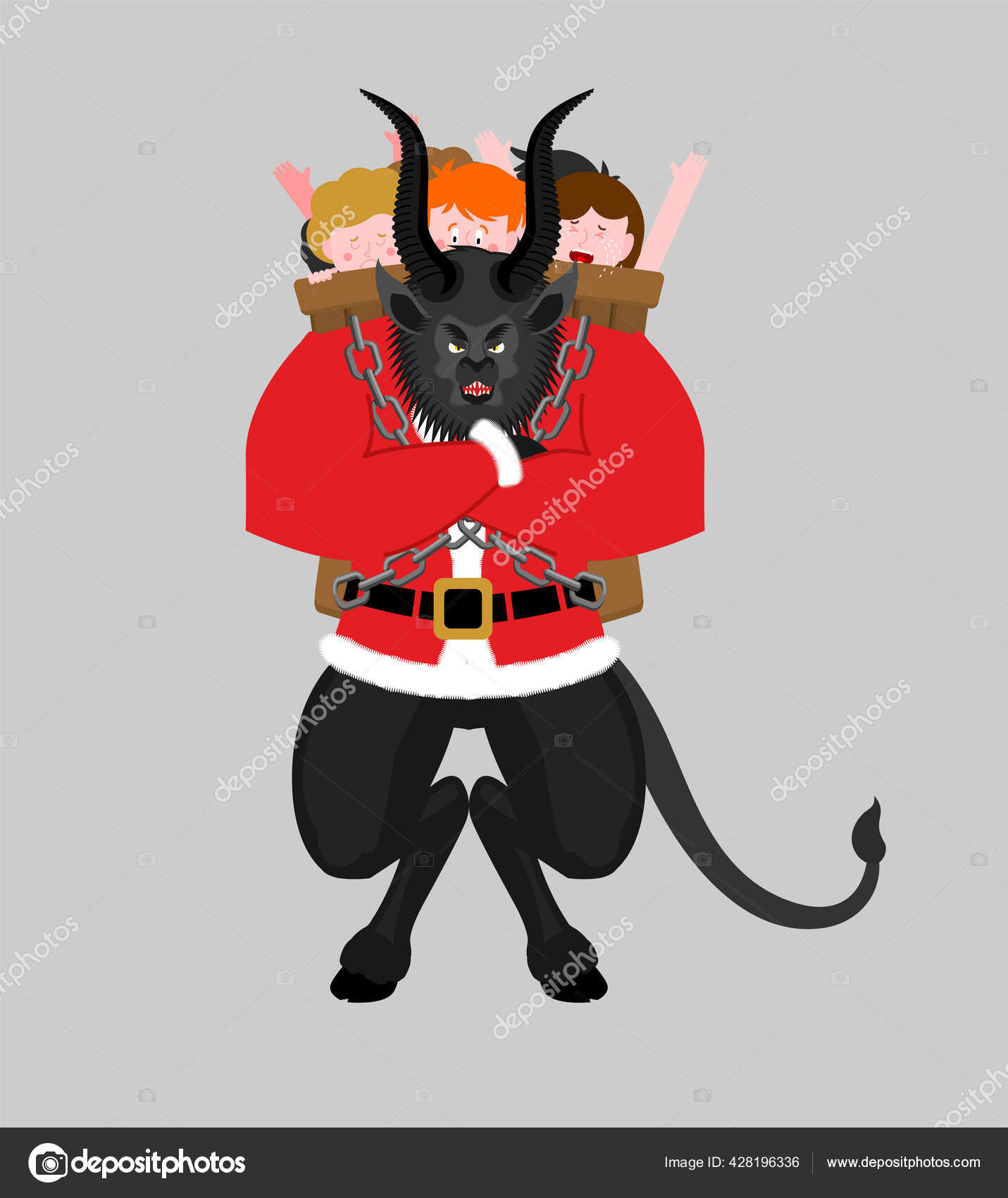 Imágenes De Diablo Malvado Krampus Diablo Navidad Demonio Malvado