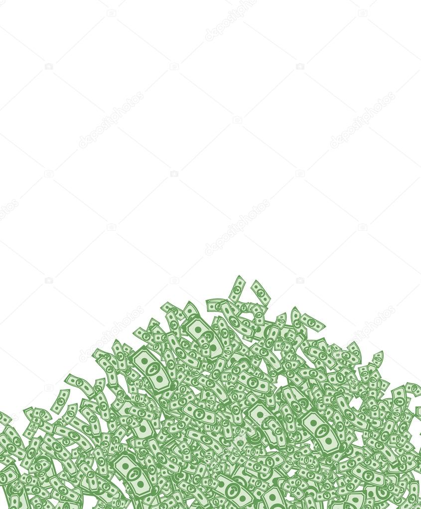 Mountain of money, lots of money, wealth, bunch money, money bac Stock ...