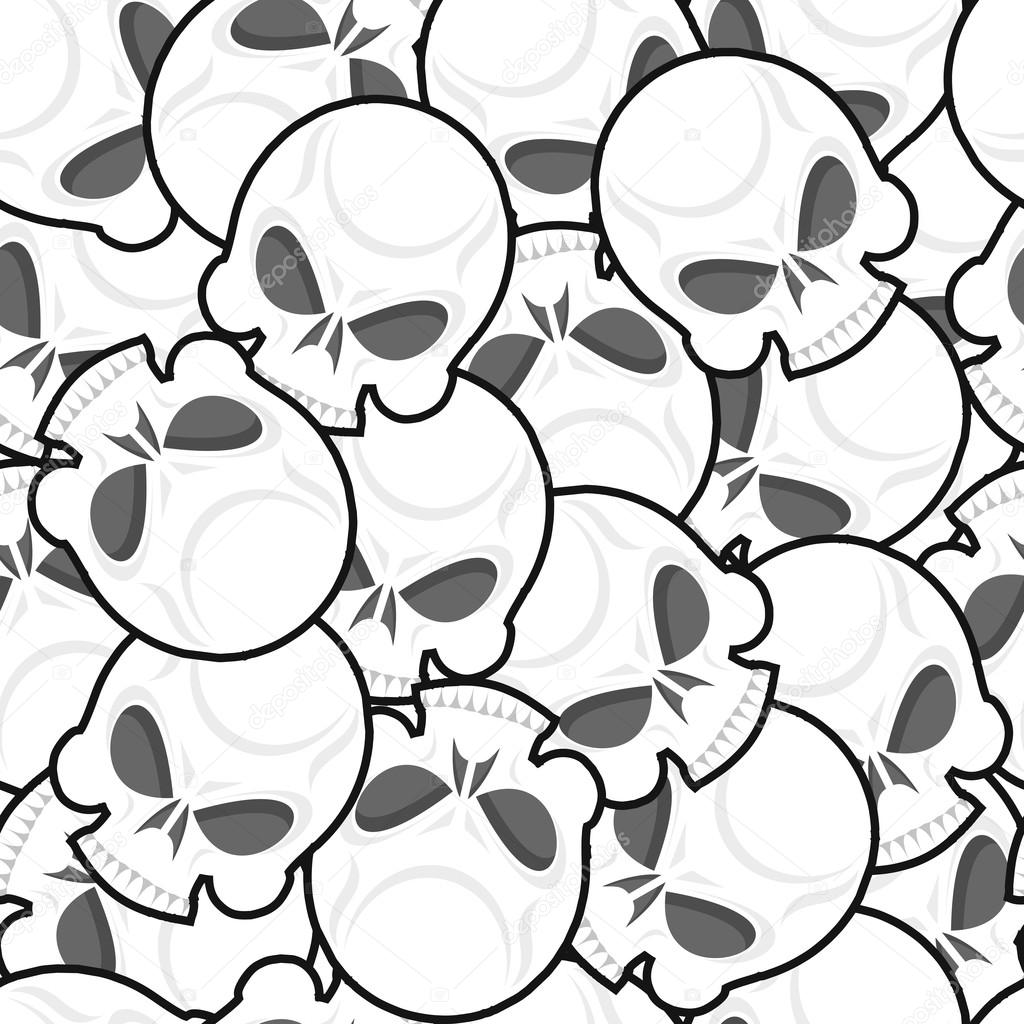 Skull Seamless pattern Stock Vector by ©popaukropa #67918243