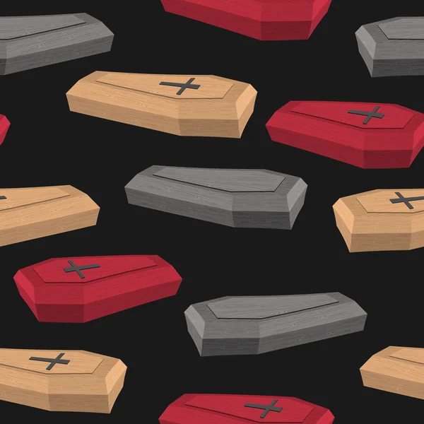 Coffin pattern Vector Art Stock Images | Depositphotos
