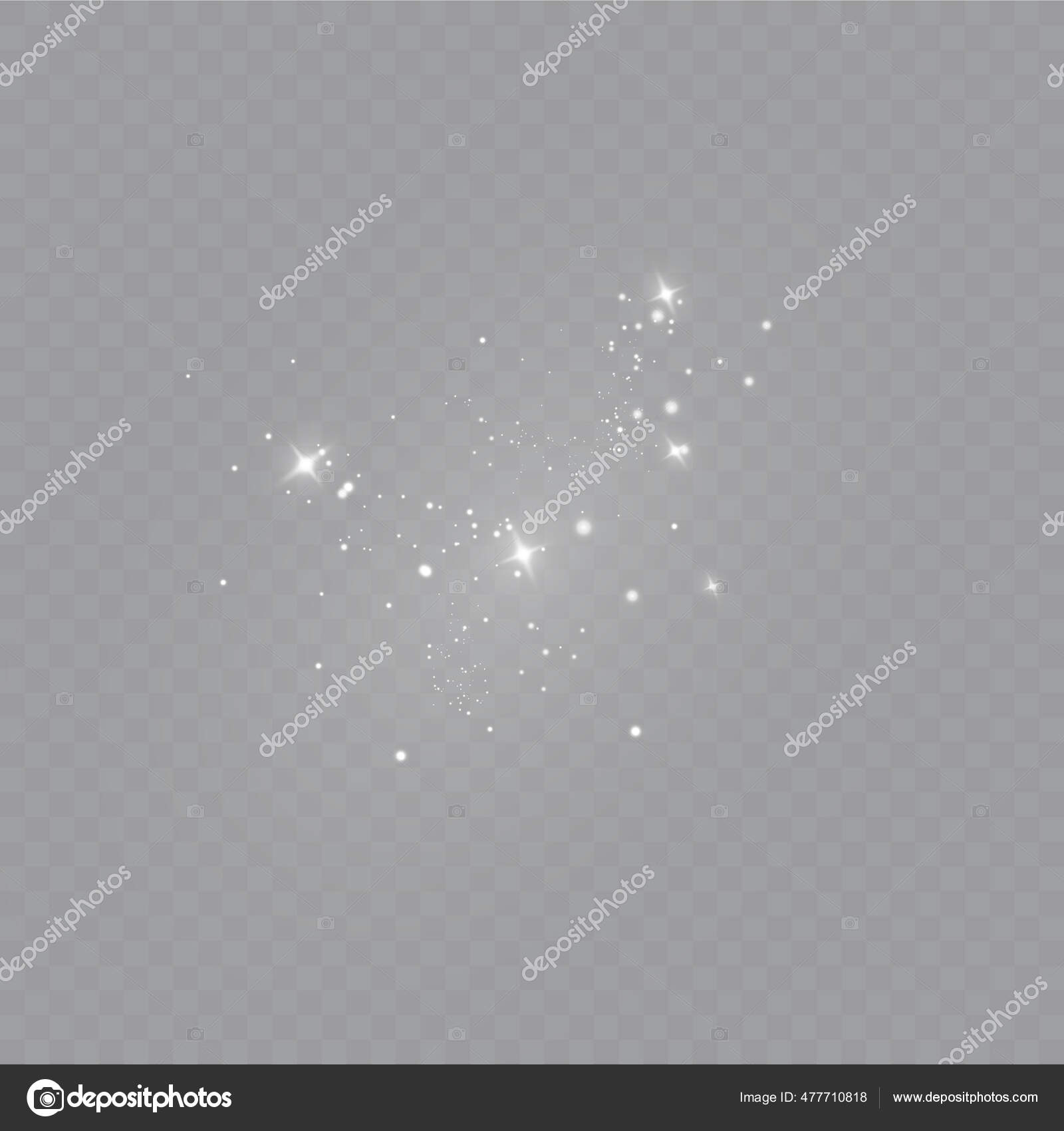 Glow Light Effect Vector Illustration Christmas Flash Dust Snow Wind ...