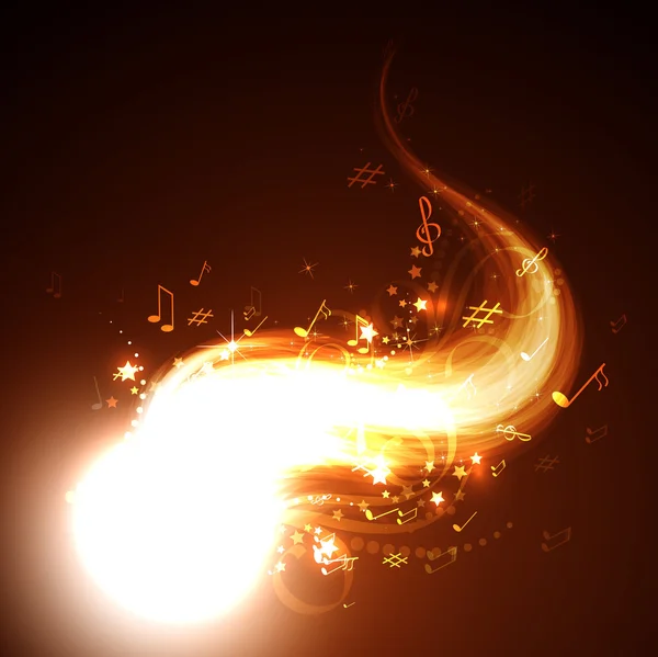 Fiery Music — Stock Vector © vectomart #23021990