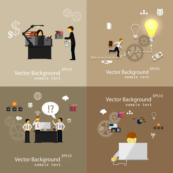 Illustration of teamwork set Stock Vector Image by ©ponomarenko #69619827