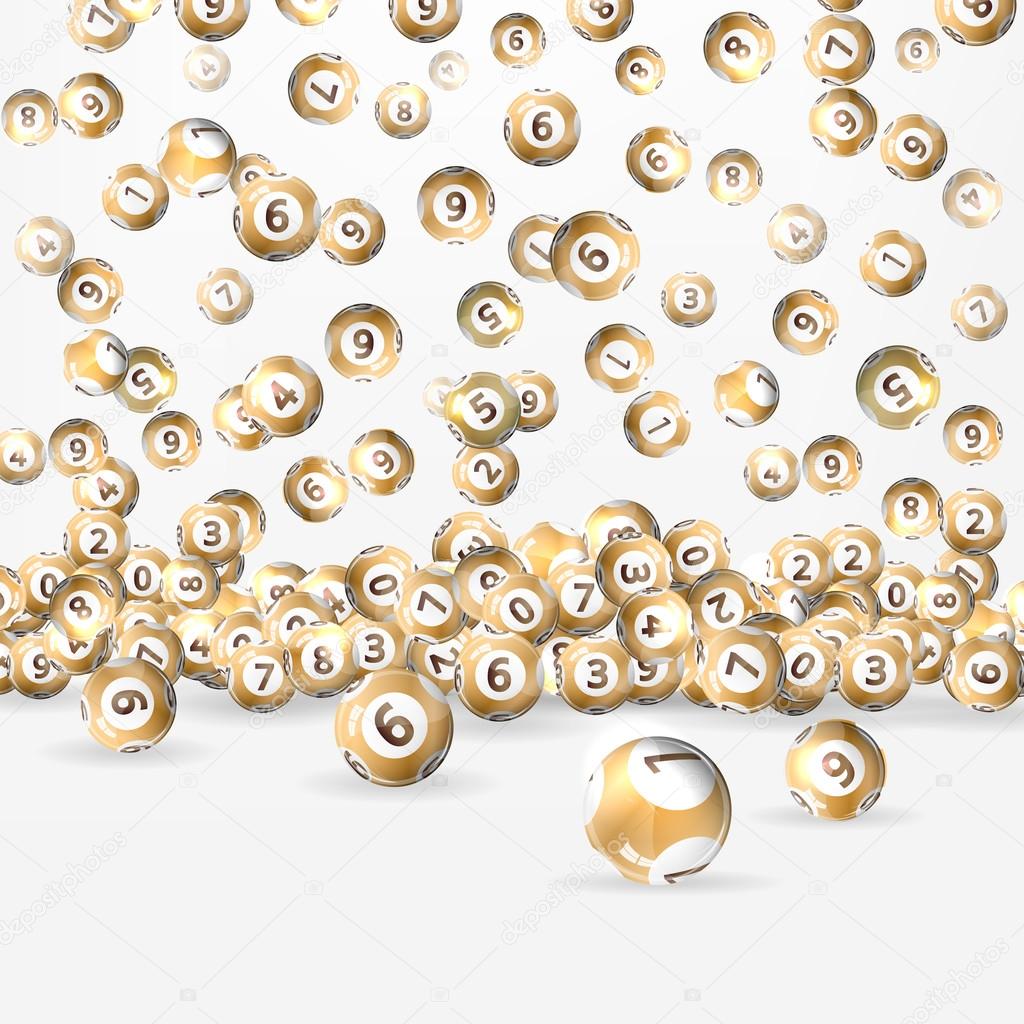 Background lottery balls. Stock Vector Image by ©ponomarenko #87953818