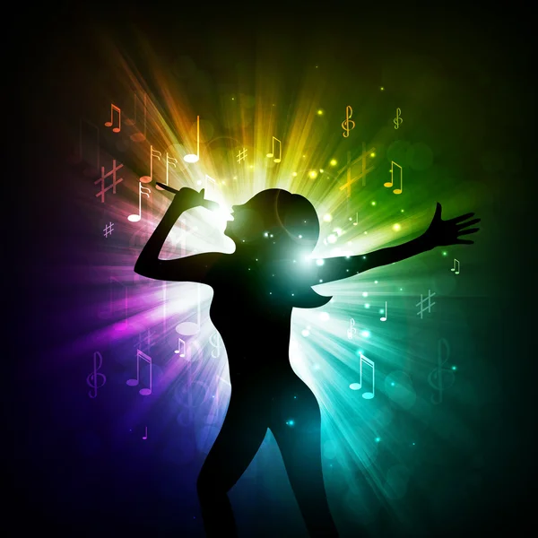 Girl singing Stock Vectors, Royalty Free Girl singing Illustrations ...