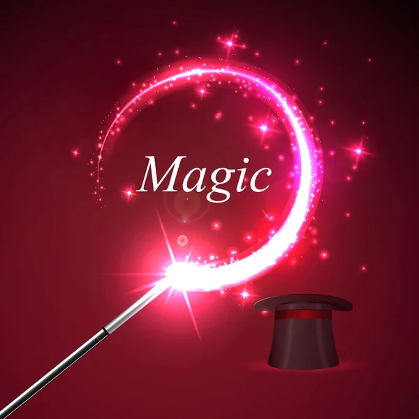 Magic Glow, hat and wand Stock Vector Image by ©ponomarenko #97070266