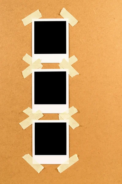 Blank instant photo print with sticky tape Stock Photo by ©david ...