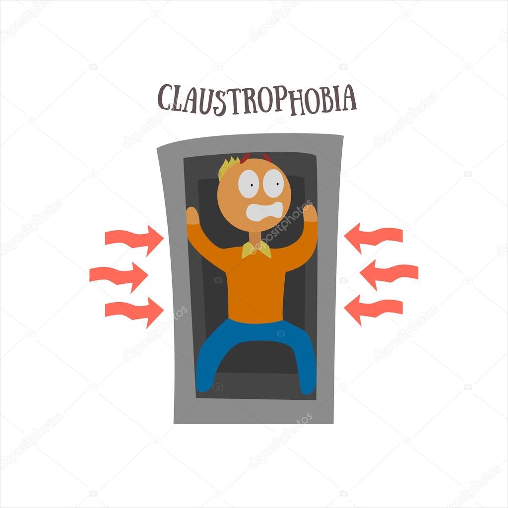 Claustrofobia Vector Ilustración 2022
