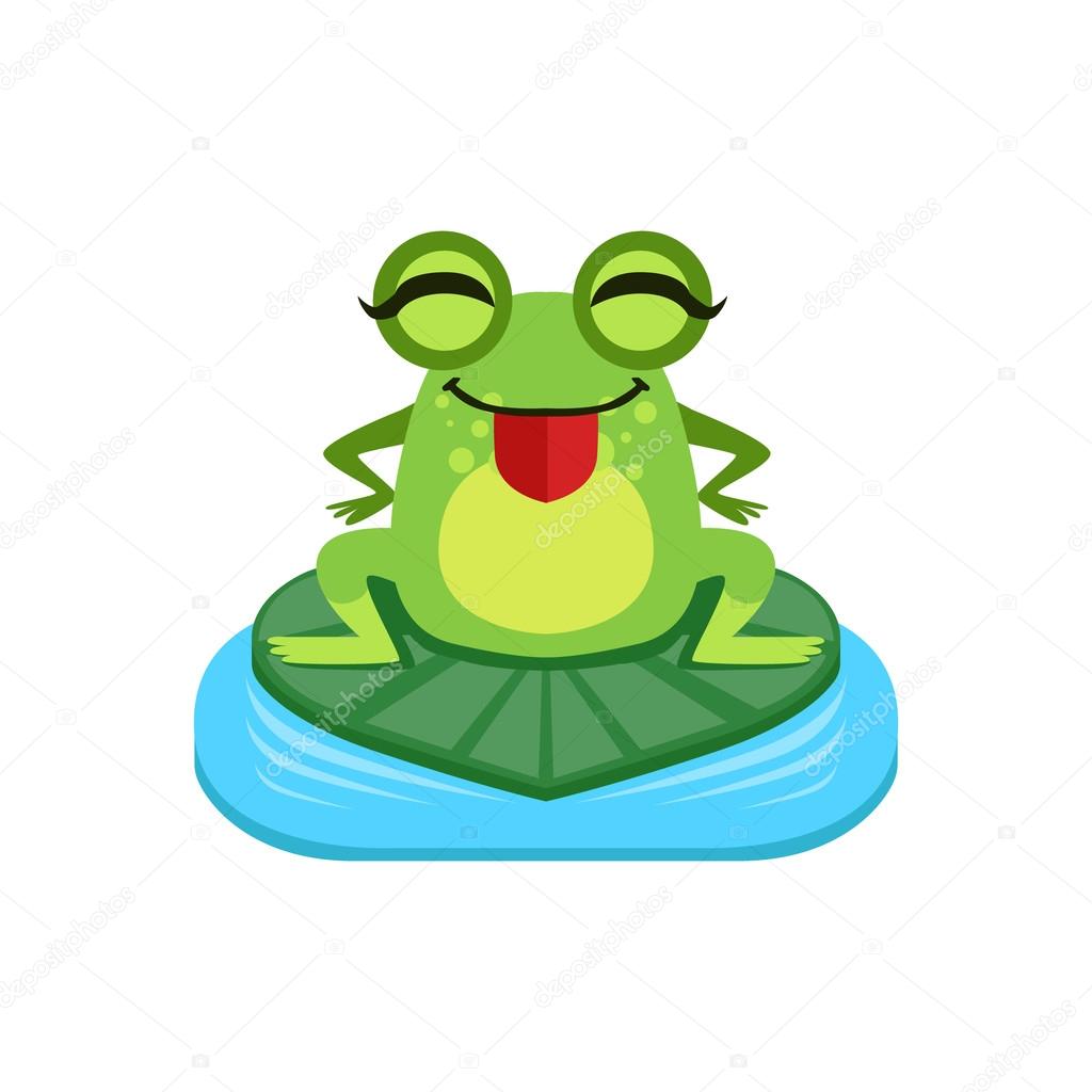 Silly Cartoon Frog Character Stock Vector by ©TopVectors 110188318